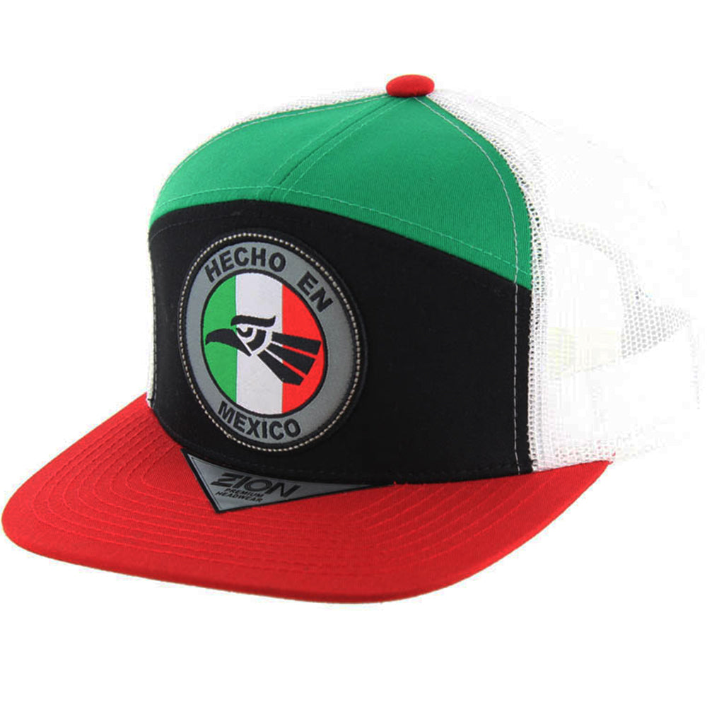 HECHO PATCH 7-PANEL TRUCKER SNAPBACK CAP